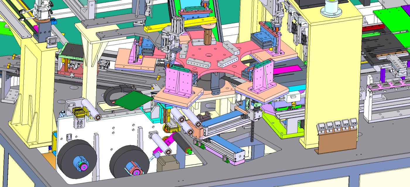 industrial 3D model Light conductive sheet laminating machine - MACHINE ...