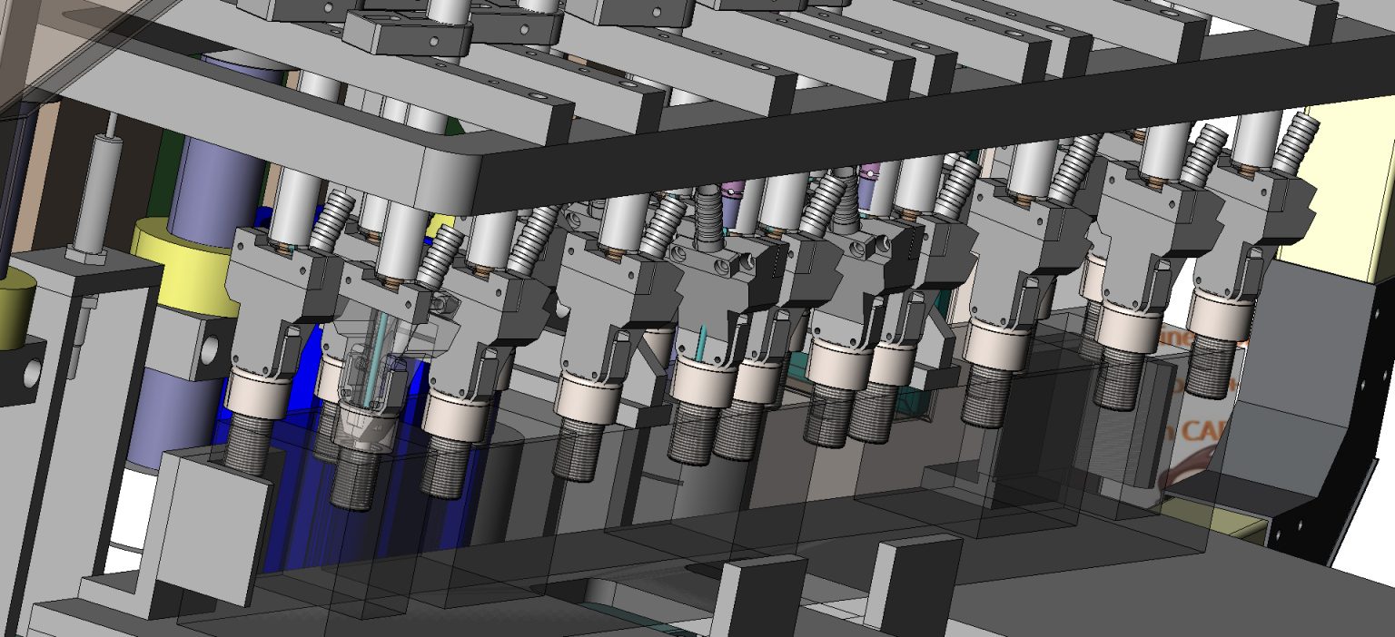 industrial 3D model Multi function automatic screw machine - MACHINE - WORLD