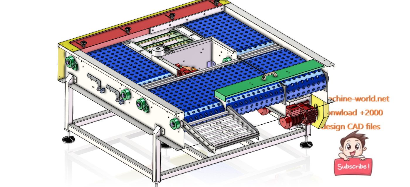 industrial 3D model Nabot conveyors fixed conveyors manufactured ...