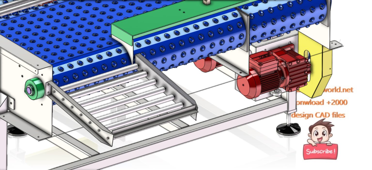 industrial 3D model Nabot conveyors fixed conveyors manufactured ...