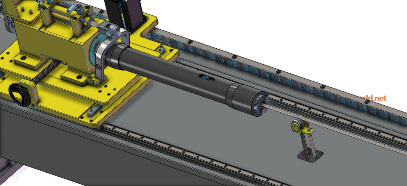 industrial 3D model Numerical control pipe bending machine - MACHINE - WORLD