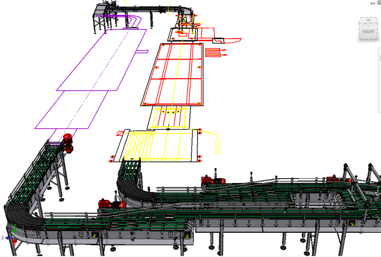 industrial 3D model Ring Conveyor two types - MACHINE - WORLD