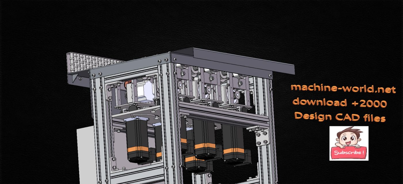 industrial 3D model Wheel sorter 2 - MACHINE - WORLD