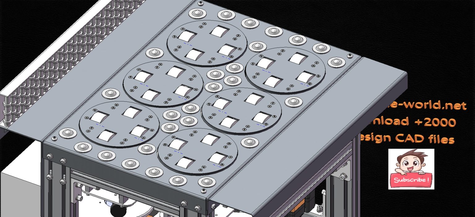 industrial 3D model Wheel sorter 2 - MACHINE - WORLD