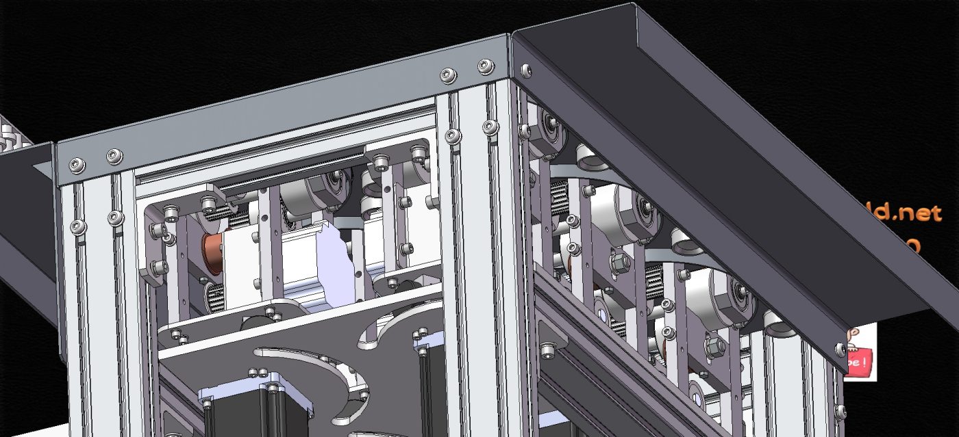 industrial 3D model Wheel sorter 2 - MACHINE - WORLD