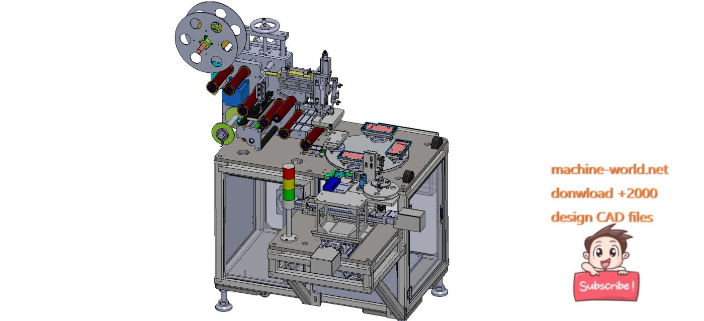 industrial 3D model Wrapping film integrated equipment - MACHINE - WORLD