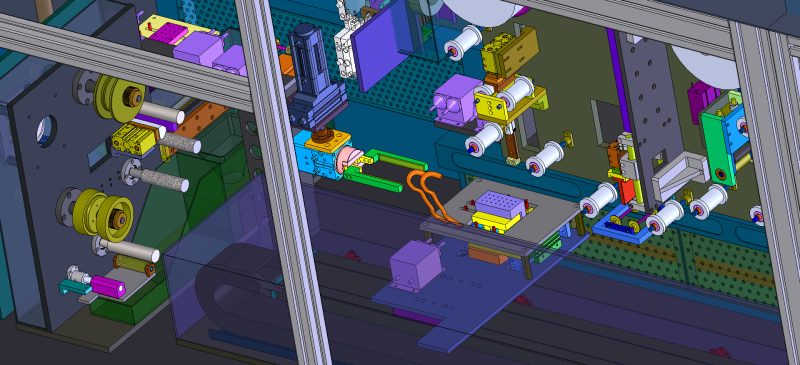 industrial 3D model Glass tear film cleaning machine - MACHINE - WORLD