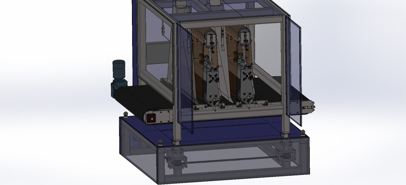 industrial 3D model Grinding machine sheet metal polishing machine ...