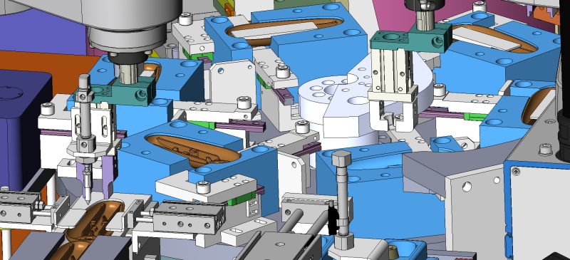 industrial 3D model Hook assembly machine - MACHINE - WORLD