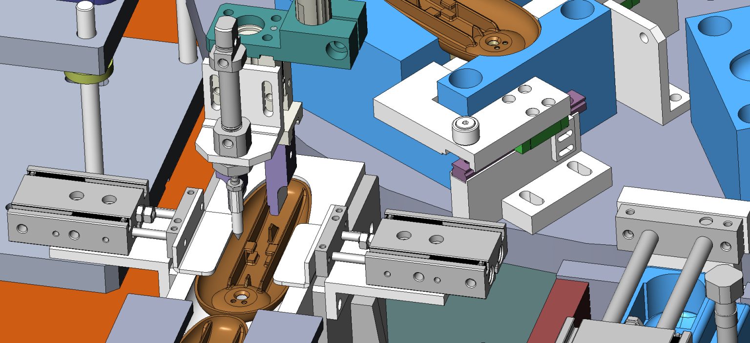 industrial 3D model Hook assembly machine - MACHINE - WORLD