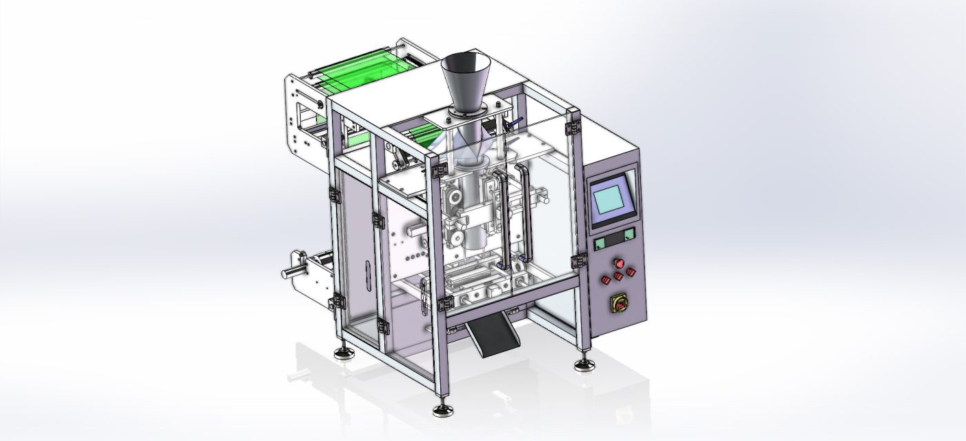 industrial 3D model Bagging machine - MACHINE - WORLD