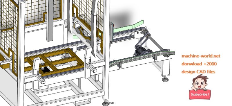 industrial 3D model Pallet stacking machine - MACHINE - WORLD industrial 3D model Pallet stacking machine - MACHINE - WORLD