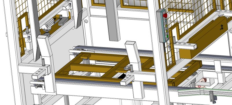industrial 3D model Pallet stacking machine - MACHINE - WORLD