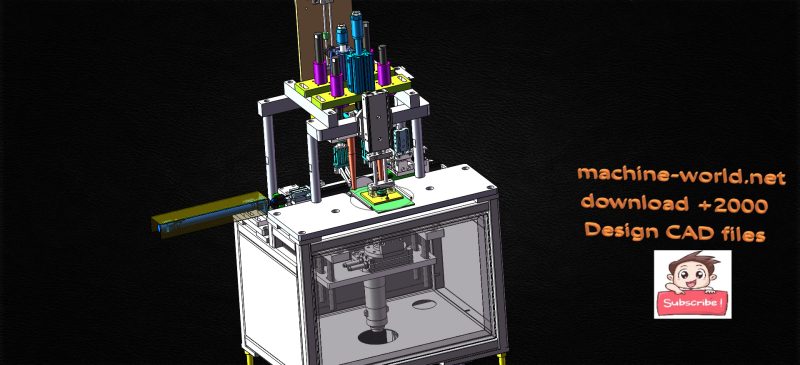 industrial 3D model Semi automatic mask making machine - MACHINE - WORLD
