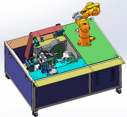 industrial 3D model Standard cloth wheel grinder - MACHINE - WORLD