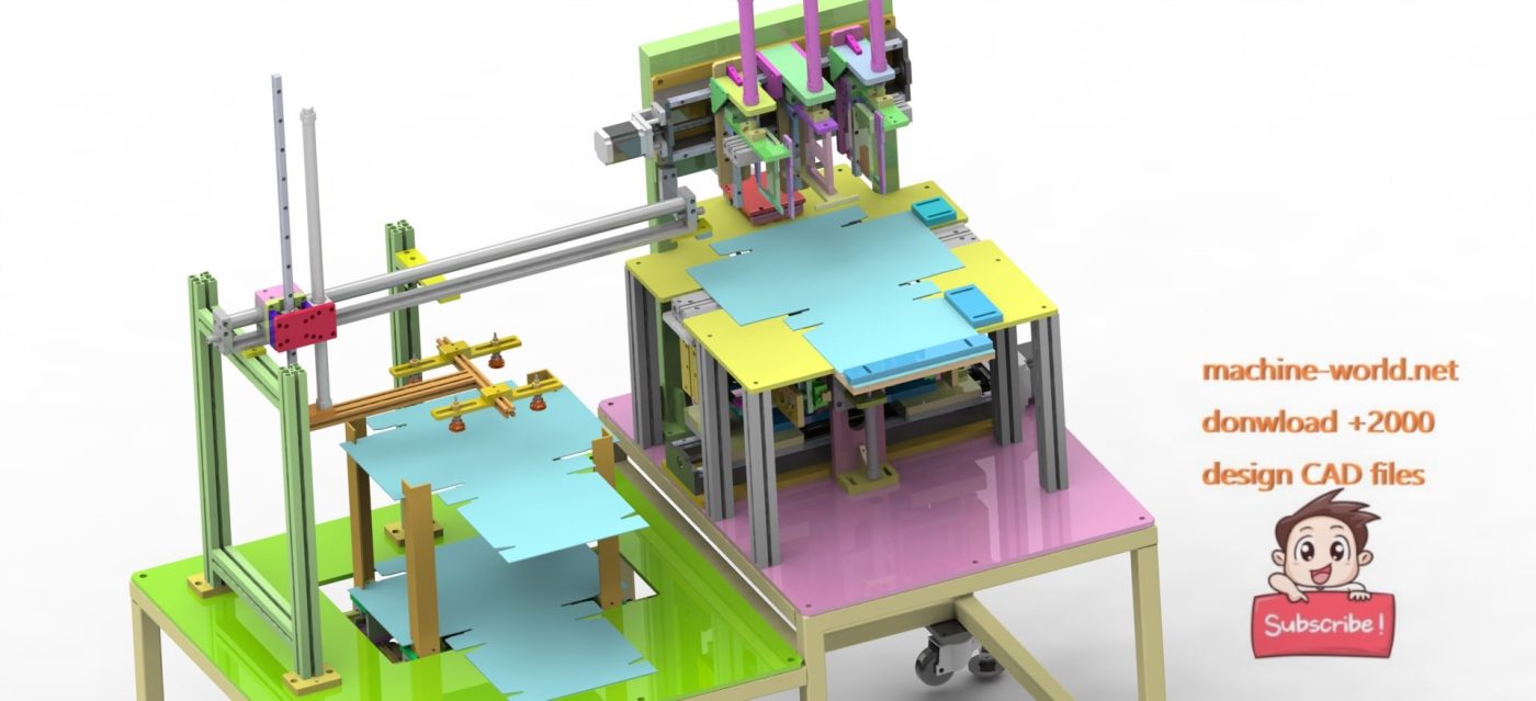 Industrial 3d Model Automatic Carton Folding Machine Machine World