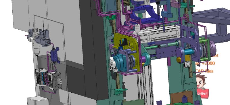 industrial 3D model Automotive cylinder body bolt tightening loosening ...