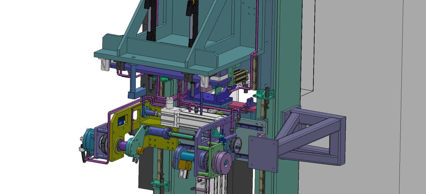 industrial 3D model Automotive cylinder body bolt tightening loosening ...