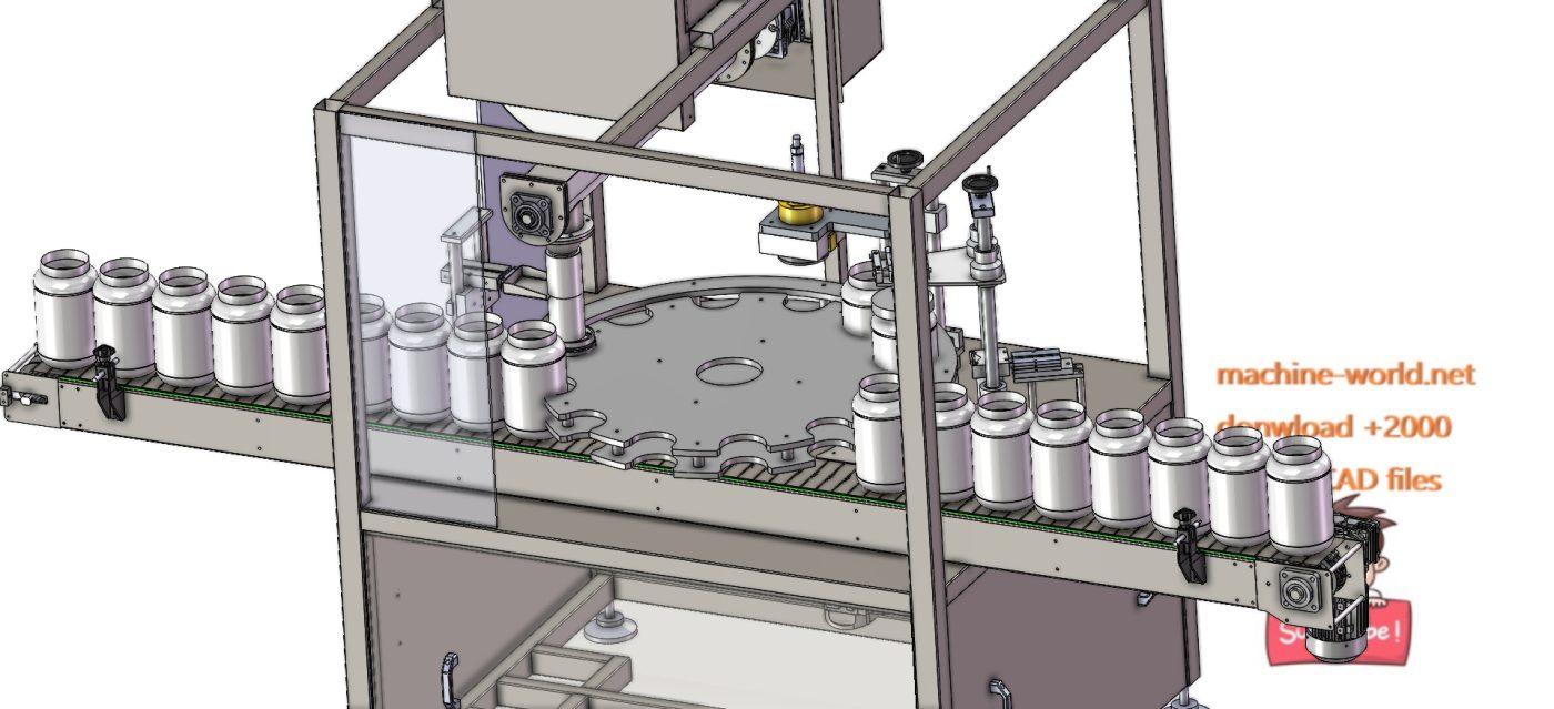 industrial 3D model Filling Line - MACHINE - WORLD