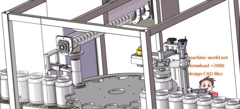 industrial 3D model Filling Line - MACHINE - WORLD