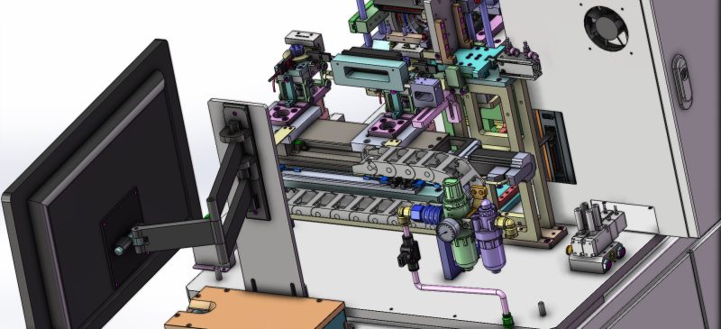 Industrial 3d Model General Assembly Drawing Of Pin Detection Machine World