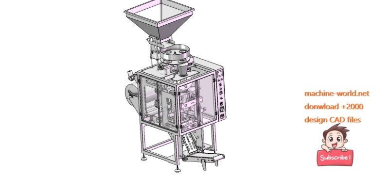 industrial 3D model Product packaging machine - MACHINE - WORLD
