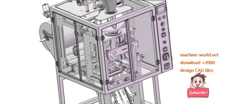 industrial 3D model Product packaging machine - MACHINE - WORLD