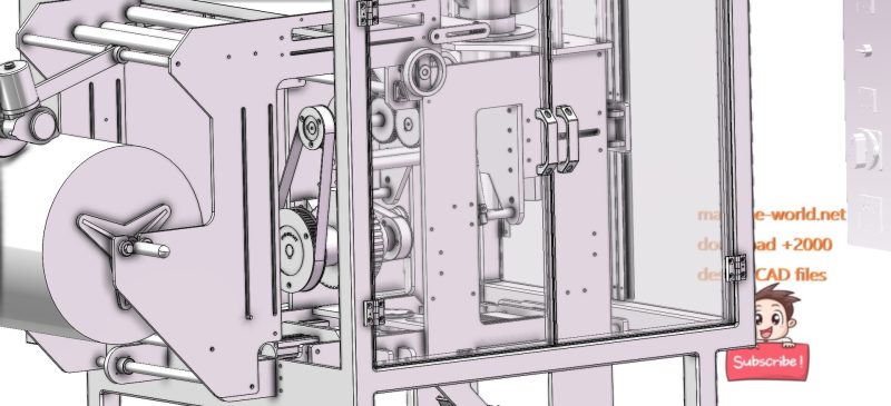 industrial 3D model Product packaging machine - MACHINE - WORLD