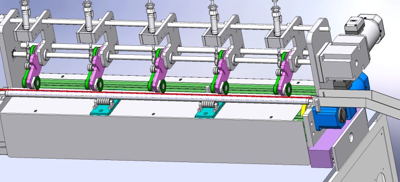industrial 3D model Production paper straws equipment - MACHINE - WORLD