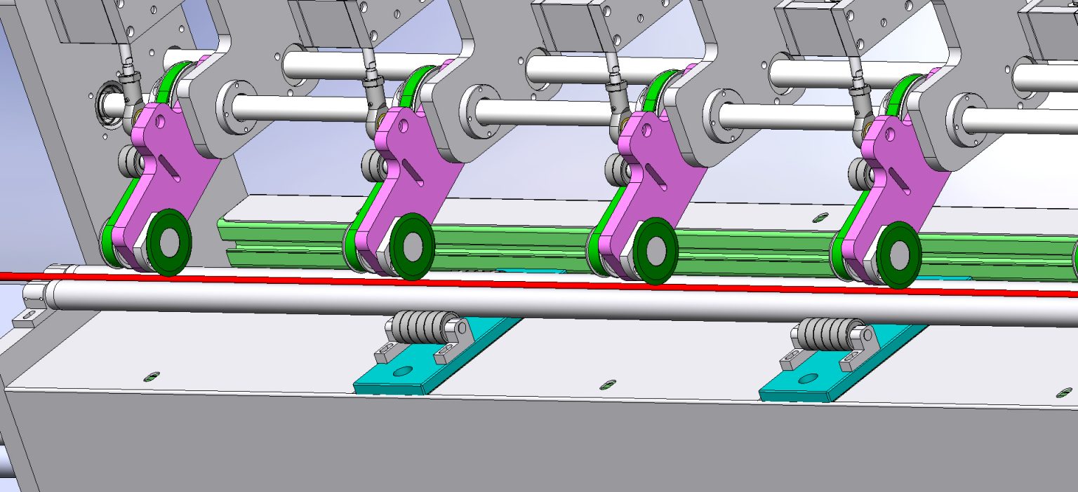 industrial 3D model Production paper straws equipment - MACHINE - WORLD