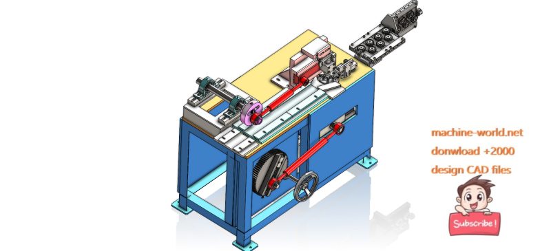 industial 3D model Wire bending machine - MACHINE - WORLD