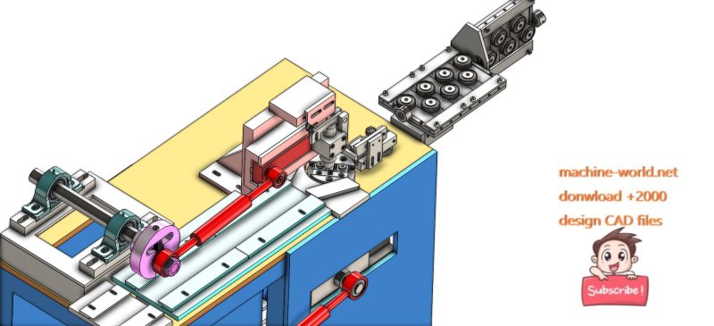 industial 3D model Wire bending machine - MACHINE - WORLD