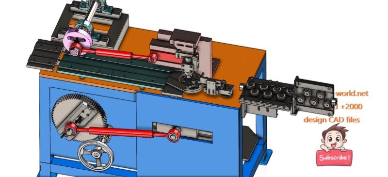 industial 3D model Wire bending machine - MACHINE - WORLD