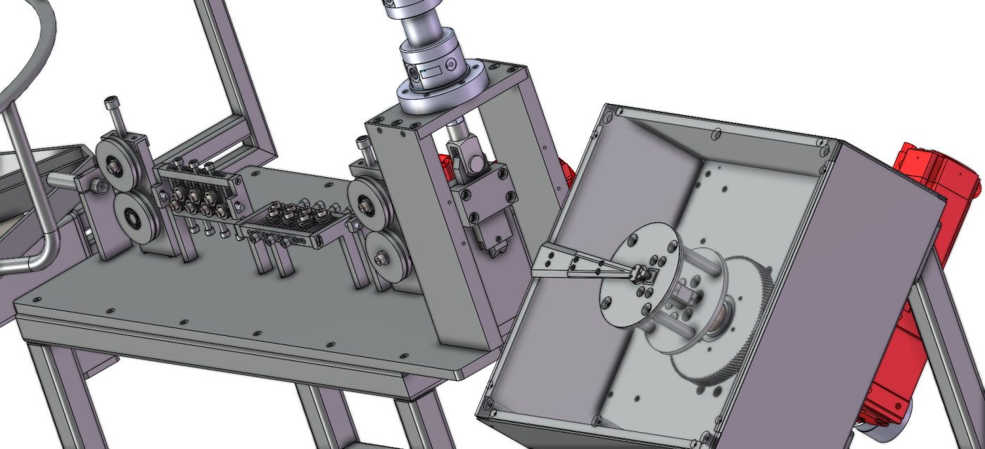 industial 3D model Straight wire bending machine - MACHINE - WORLD