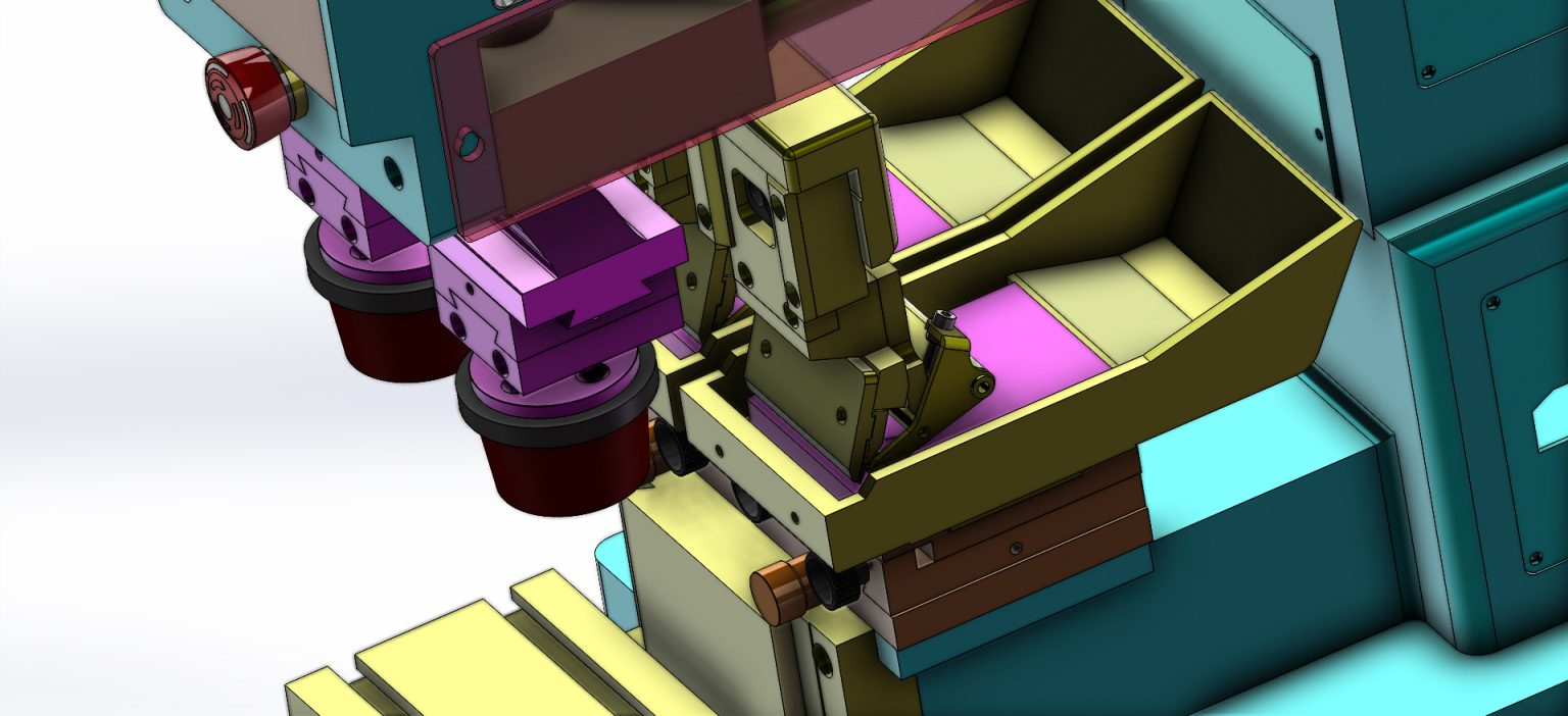 industrial 3D model Two color oil pan pad printing machine - MACHINE ...