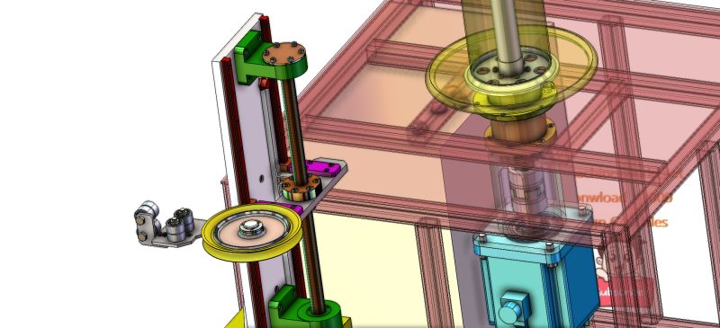 industrial 3D model Winding machine - MACHINE - WORLD