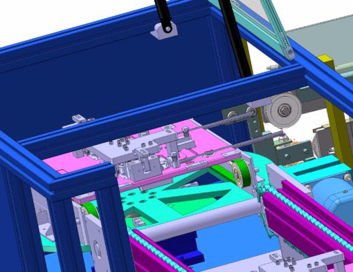 industrial 3D model Automatic Flipping Machine Manual Assembly Line ...