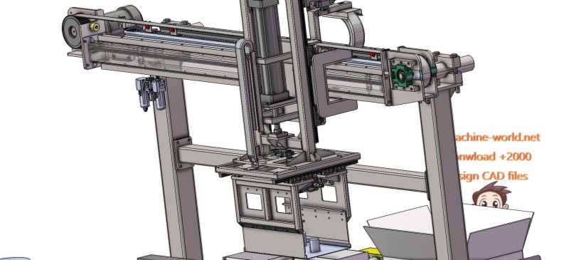 industrial 3D model Automatic canning machine - MACHINE - WORLD