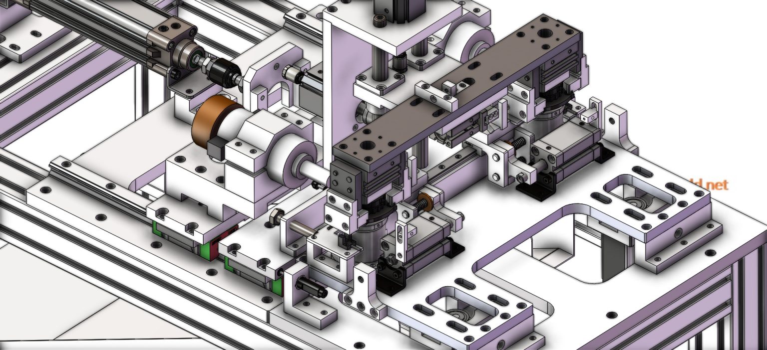 industrial 3D model Bavia grinding machine for injection molded parts ...