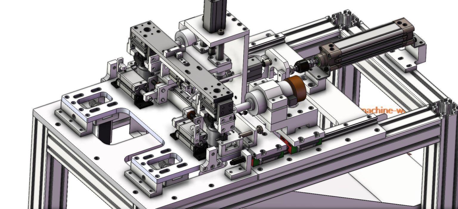 industrial 3D model Bavia grinding machine for injection molded parts ...