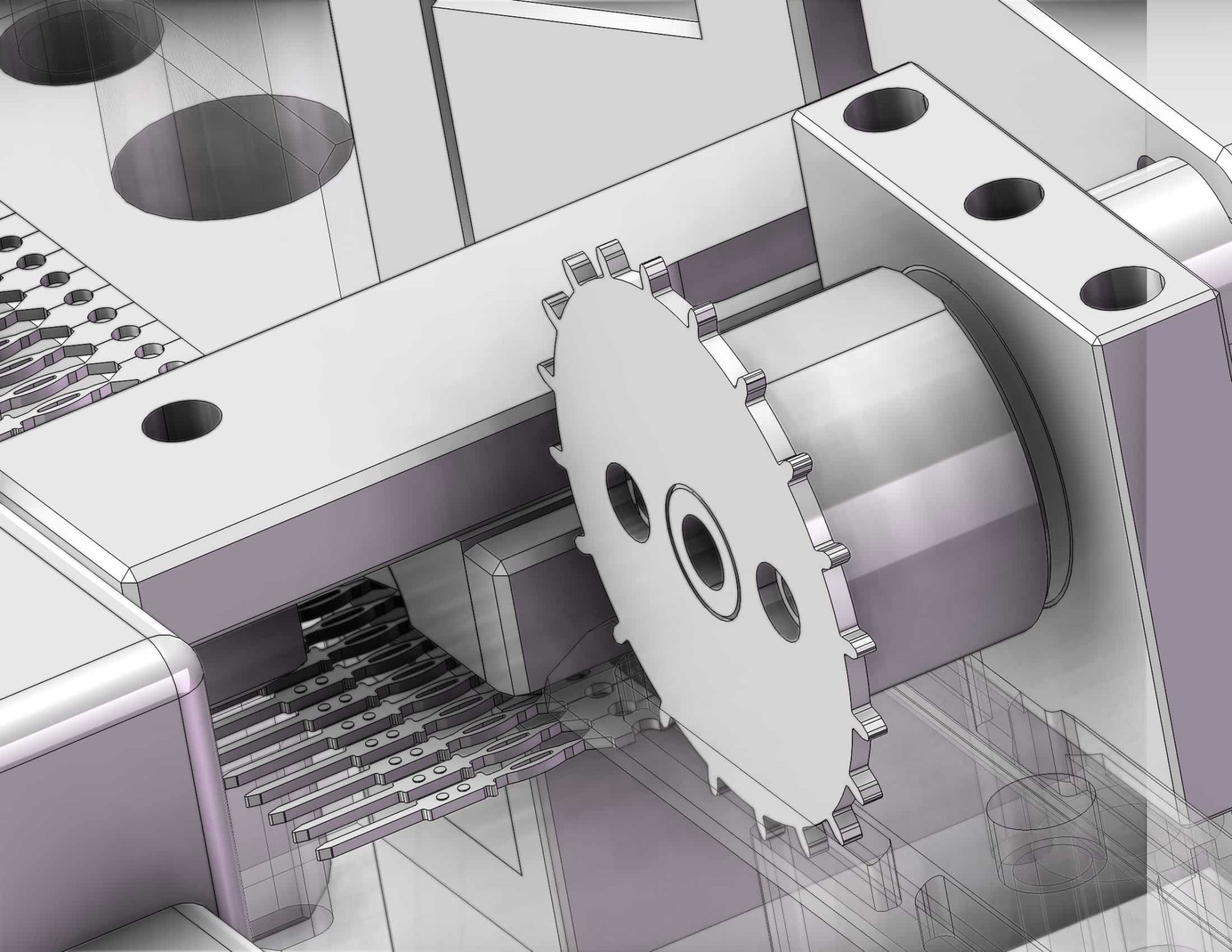 industrial 3D model Cam PIN machine - MACHINE - WORLD