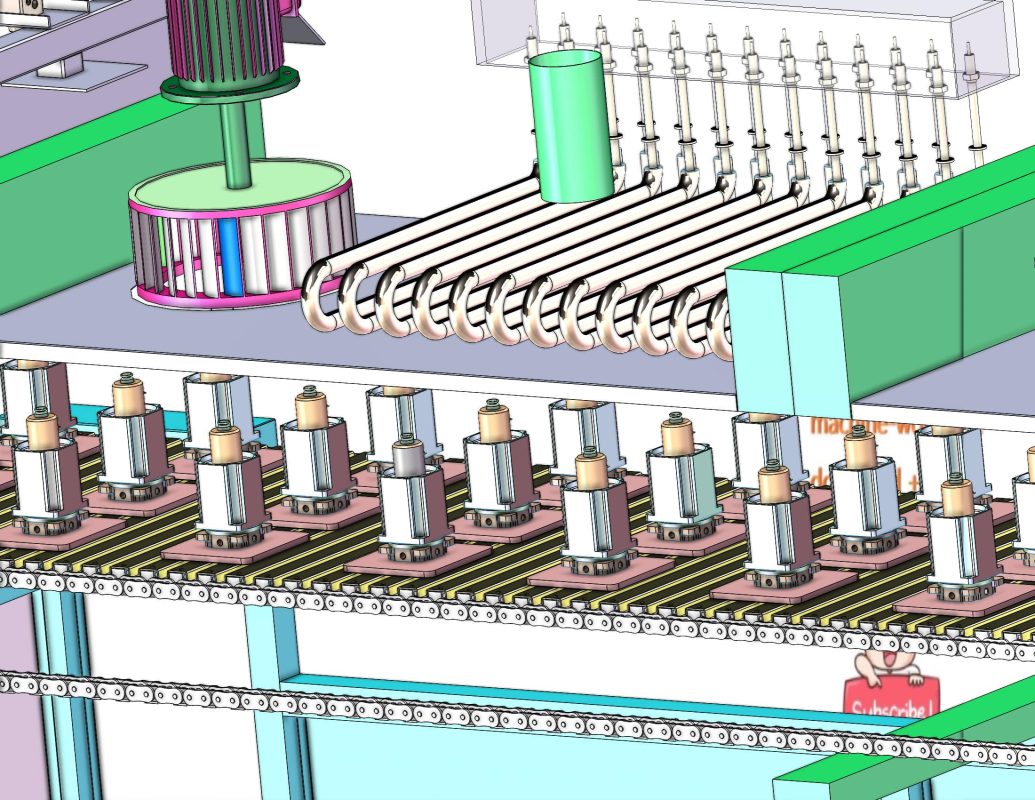 industrial 3D model Round rod winding machine - MACHINE - WORLD