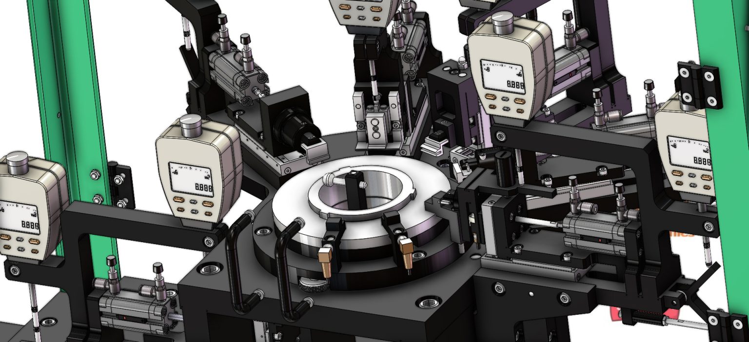 industrial 3D model Multi station test equipment - MACHINE - WORLD