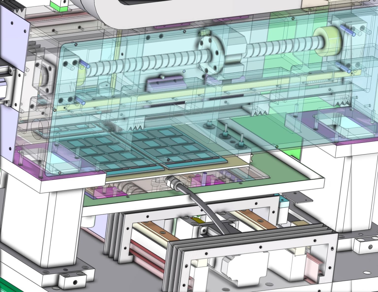 industrial 3D model Precision CCD milling and engraving machine ...