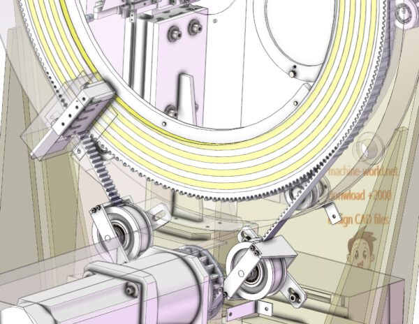 industrial 3D model Round rod winding machine - MACHINE - WORLD