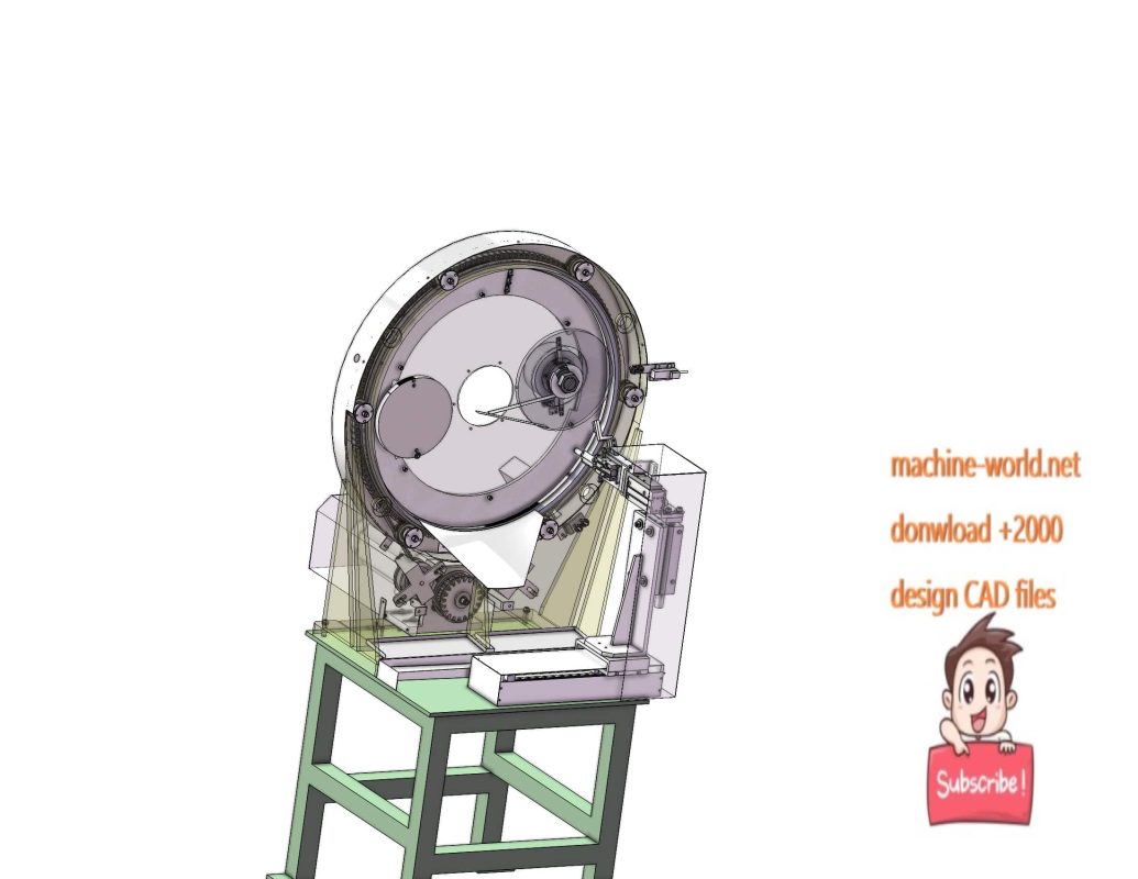 industrial 3D model Round rod winding machine - MACHINE - WORLD