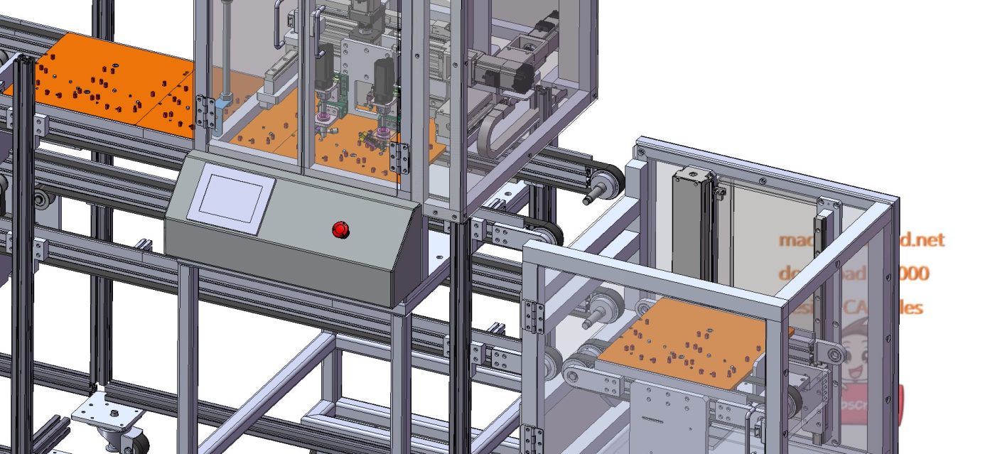 industrial 3D model Automatic tapping and welding machine - MACHINE - WORLD