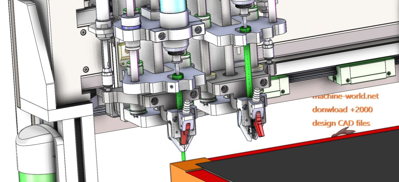 industrial 3D model Locking screw machine - MACHINE - WORLD
