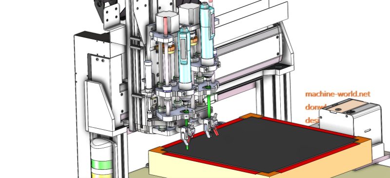 industrial 3D model Locking screw machine - MACHINE - WORLD