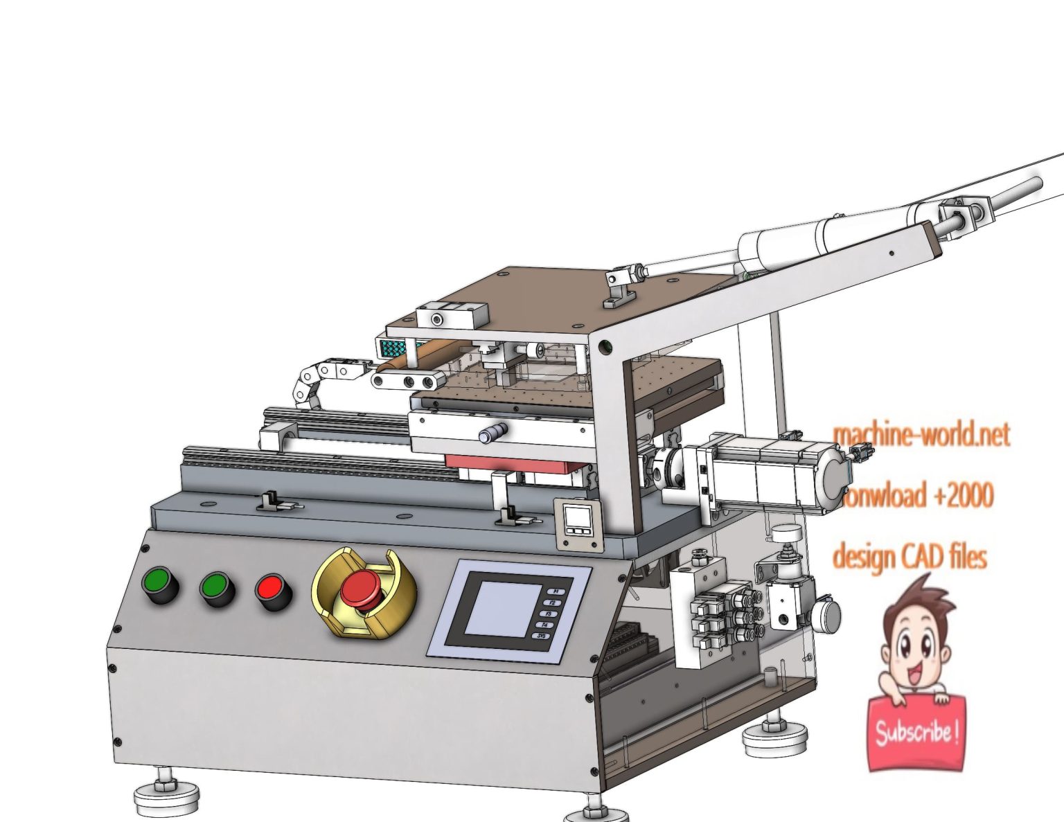 industrial 3D model polarity labeling machine POL - MACHINE - WORLD